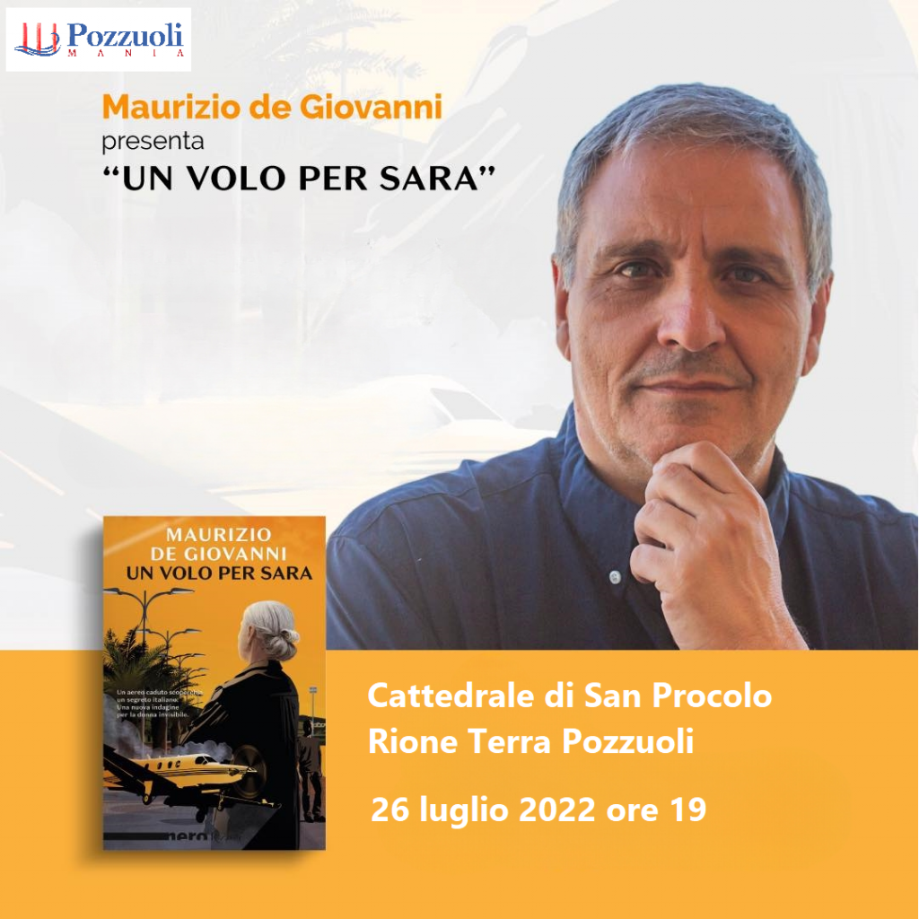 Maurizio de Giovanni il 26 luglio al Rione Terra